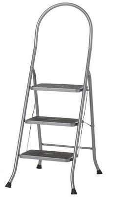 Stock Ath - ESCABELLE CROMATO CHROMEE 3 MARCHES +GARDE CORPS