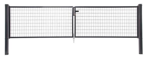 Stock Ath - PORTAIL DOUBLE NAPOLI GRIS L3XH1.00M