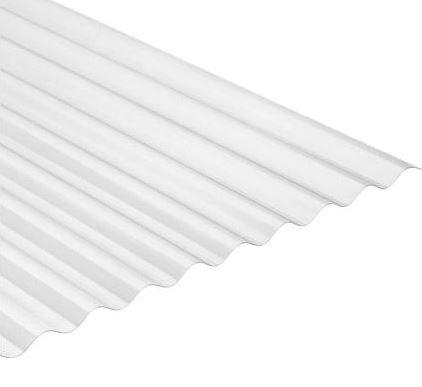 Stock Ath - TOLE ONDULEE 76X18MM 2X0.89M BLANC