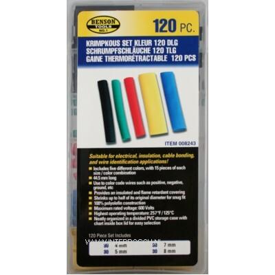 Stock Ath - GAINE THERMO-RETRACTABLE COULEUR (120PCS)