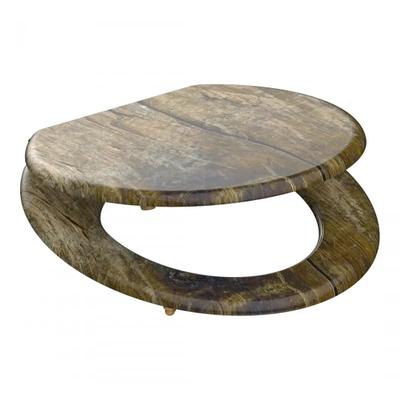 Stock Ath - ABATTANT WC MDF SOLID WOOD