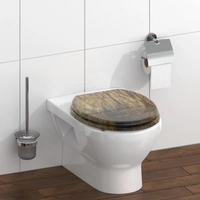 Stock Ath - ABATTANT WC MDF SOLID WOOD