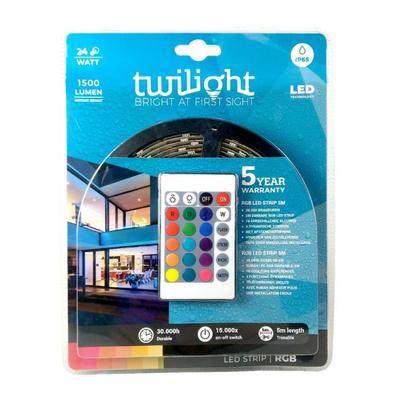 Stock Ath - TWILIGHT LED STRIP 5M - IP65 18W - 1500LM - RGB